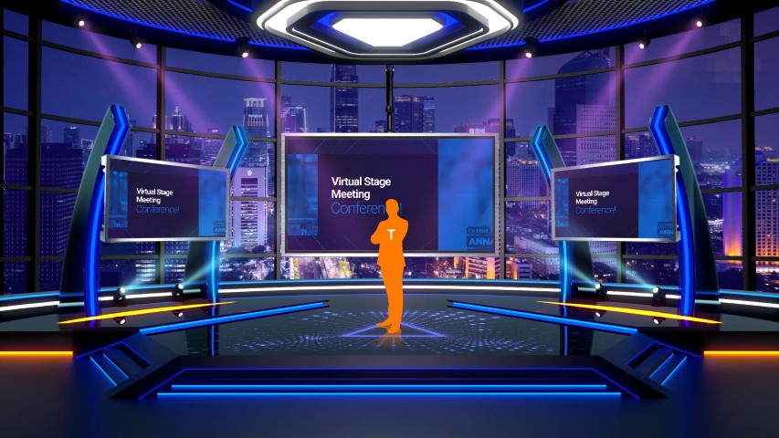 Virtual Set 08 - Virtual Set Background