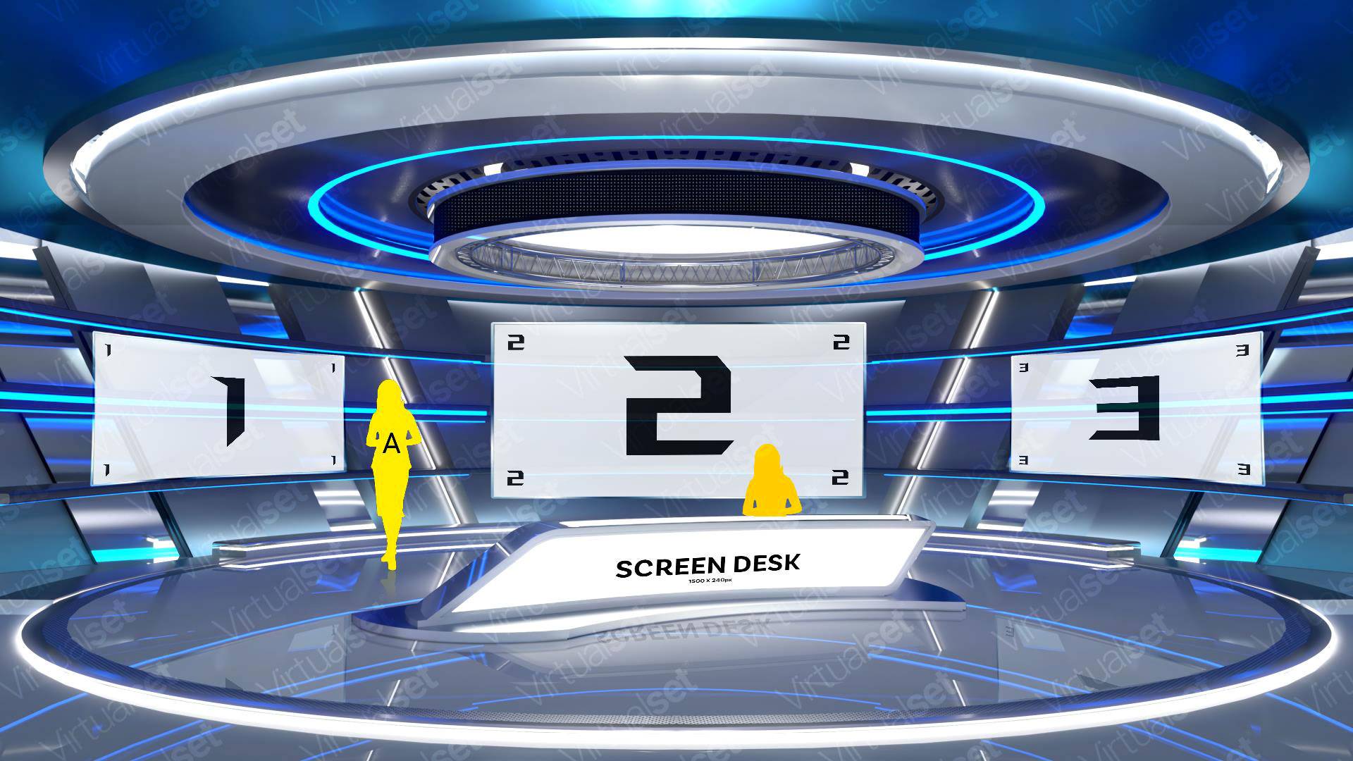 Virtual Set Background